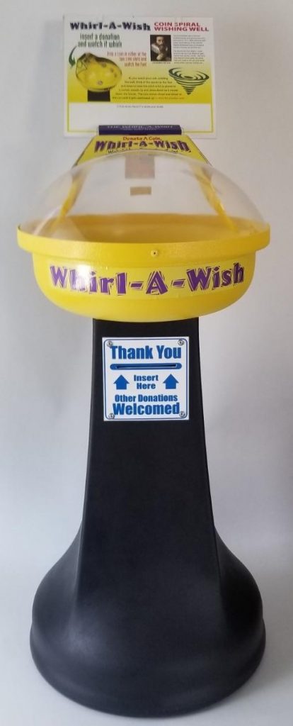 Whirl-A-Wish® Coin Funnel Spiral Wishing Well Vortex-Fund Raising ...