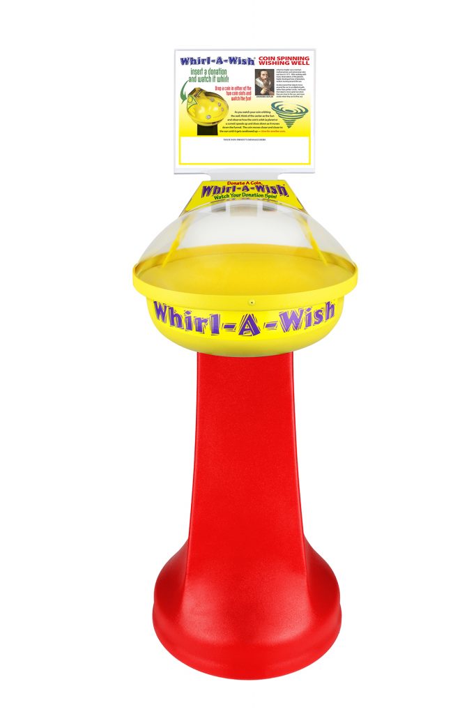 Whirl-A-Wish® Coin Funnel Spiral Wishing Well Vortex-Fund Raising ...