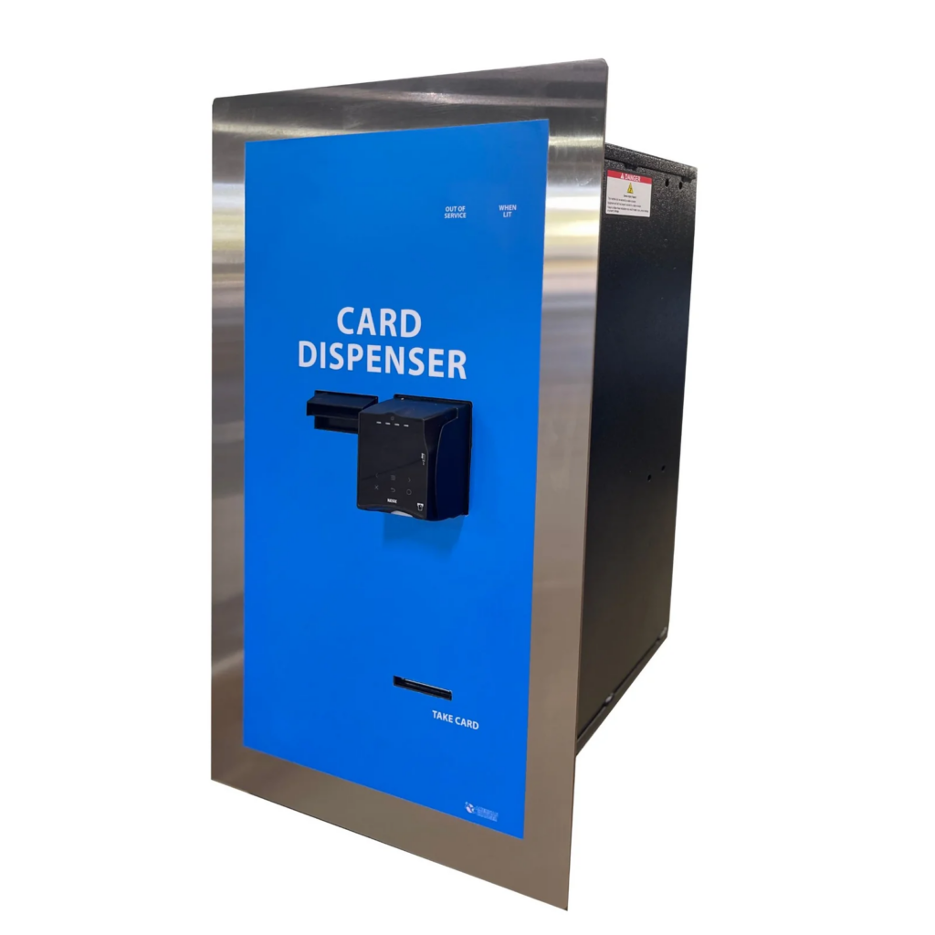 AC505 Rear Load 1-Bin Pre-Valued Card Dispenser w/Dollar Bill Acceptor ...
